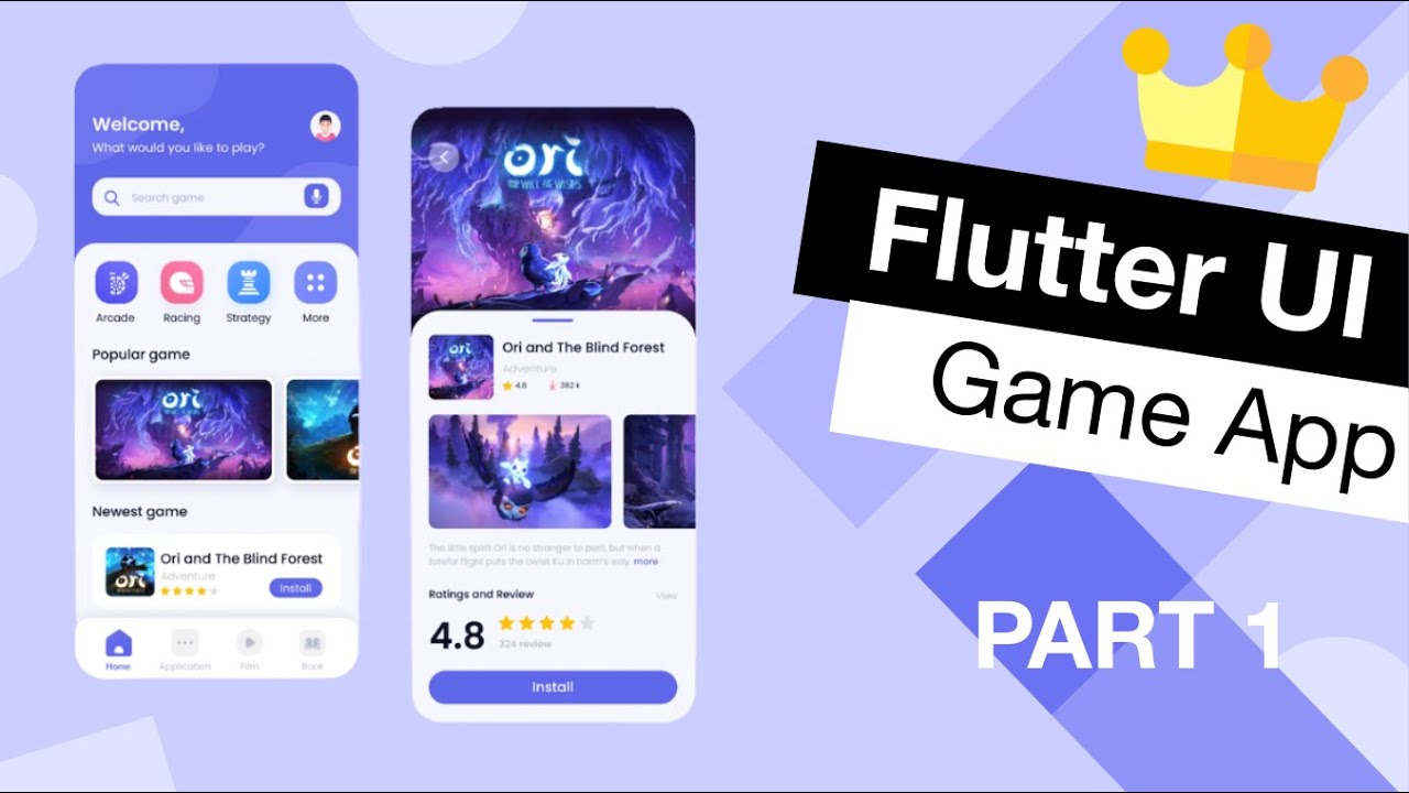Flutter Ui Game Store App Tutorial App From Scratch Part 1 Youtube 5373