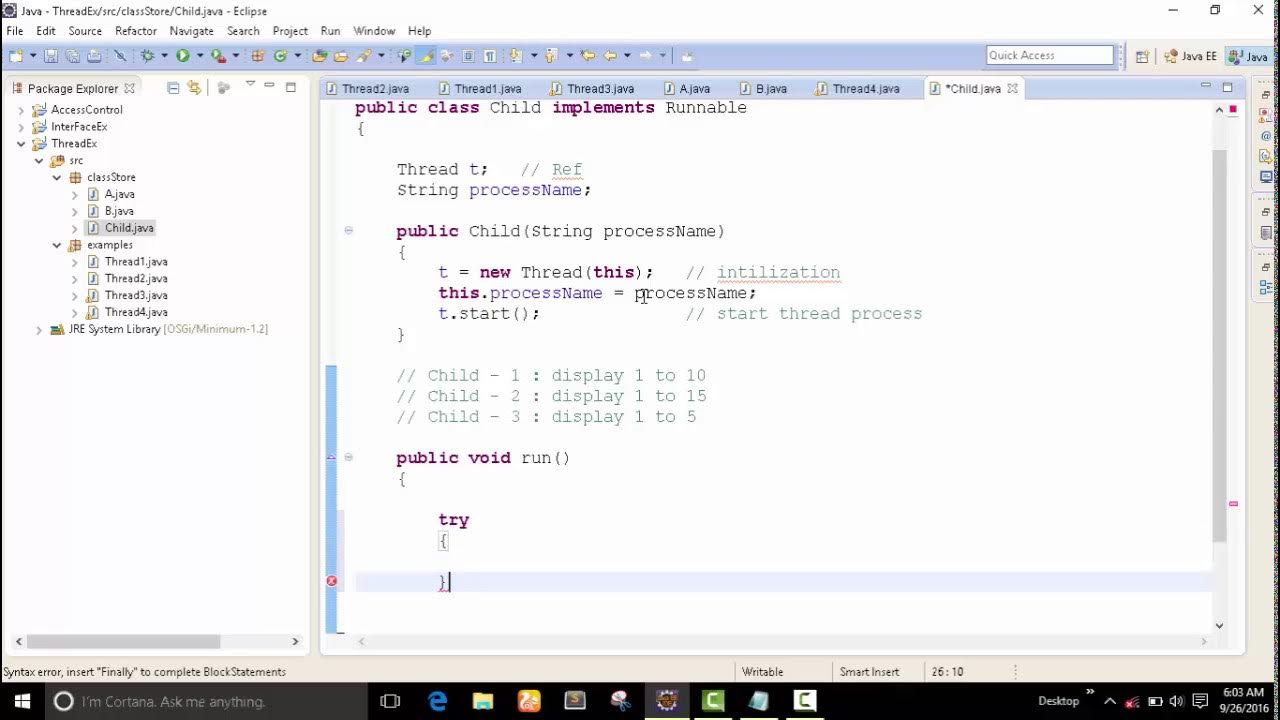 Multiple Process Using Multi Threading Concepts in Java Programs - YouTube