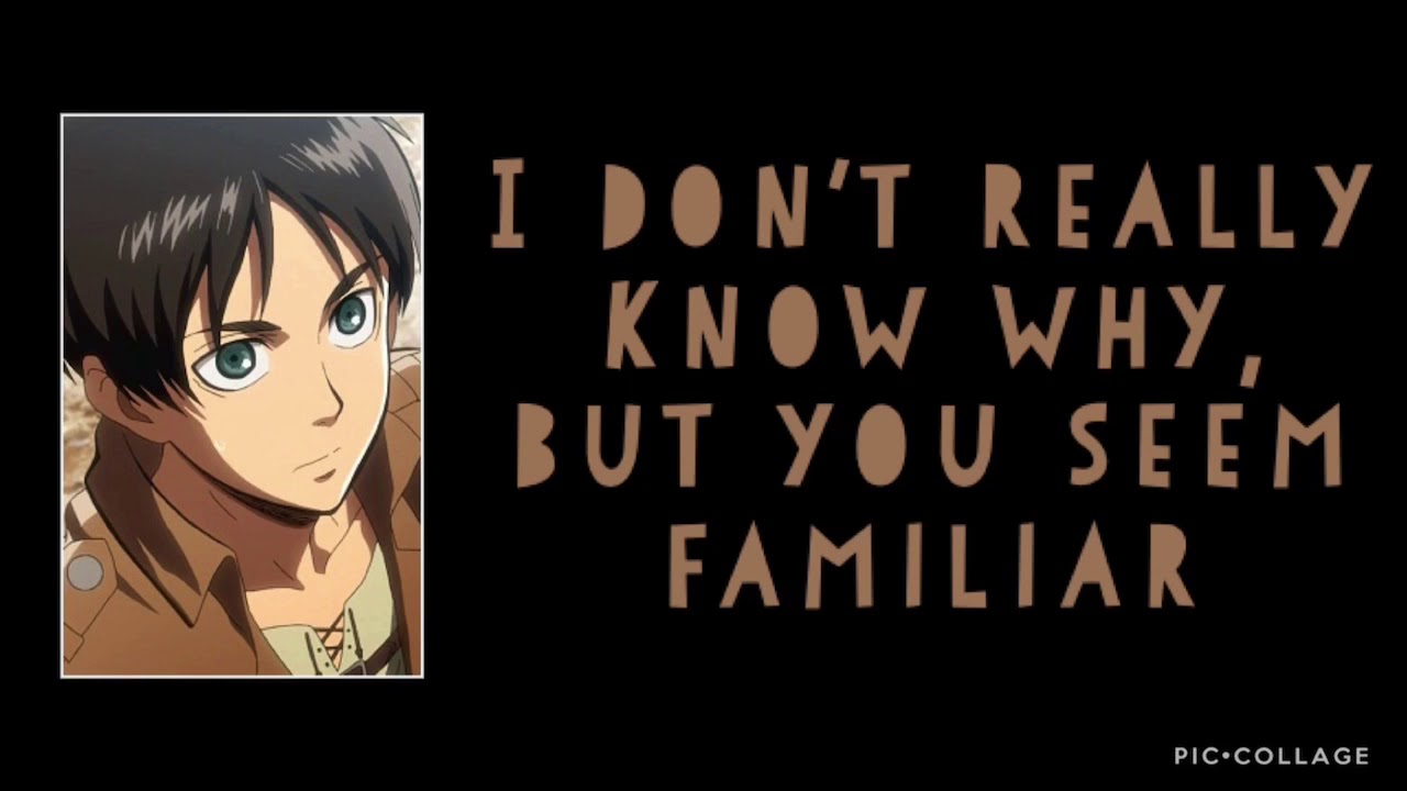 Second Meeting | ASMR | ASOT Eren Yeager x Listener Part II - YouTube