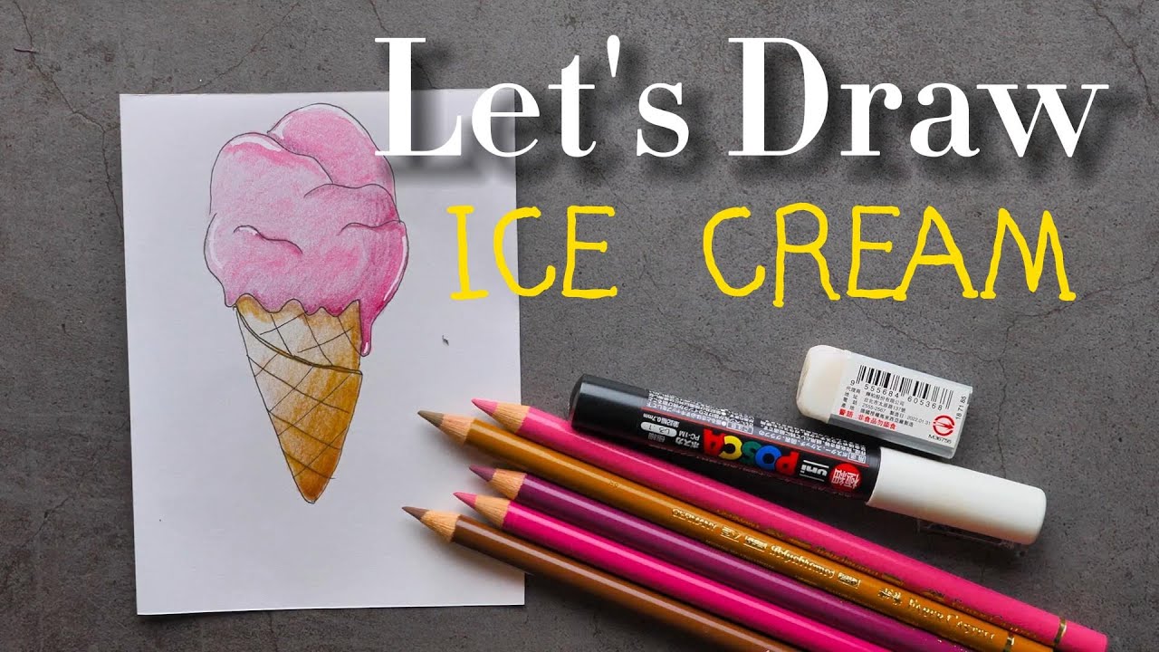 Mind-Blowing Ice Cream Art: Watch This Incredible Pencil Crayon Drawing ...
