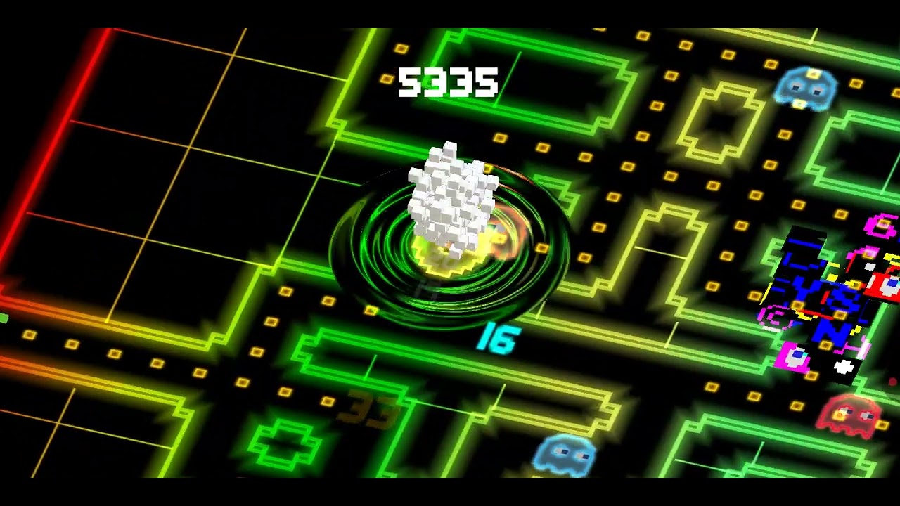 Playing "PAC MAN 256" for entertainment - YouTube