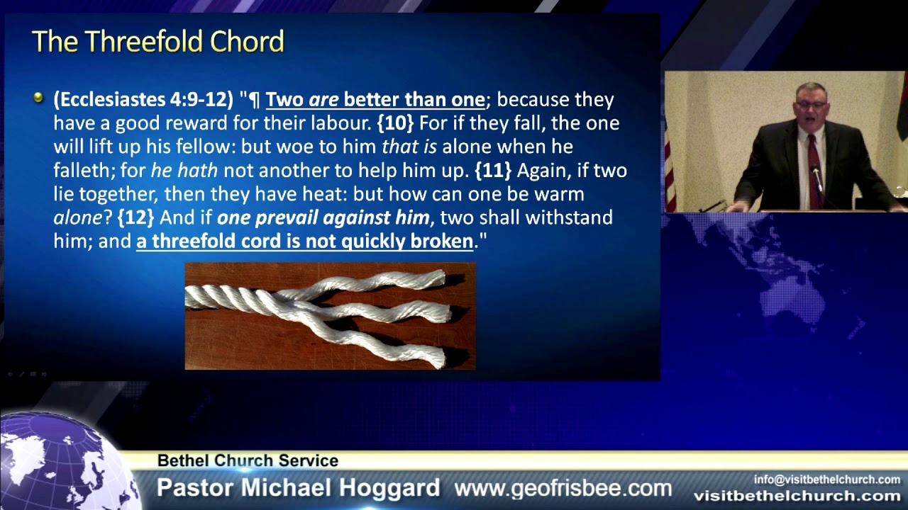 The Christians Threefold Cord Part 1 - YouTube