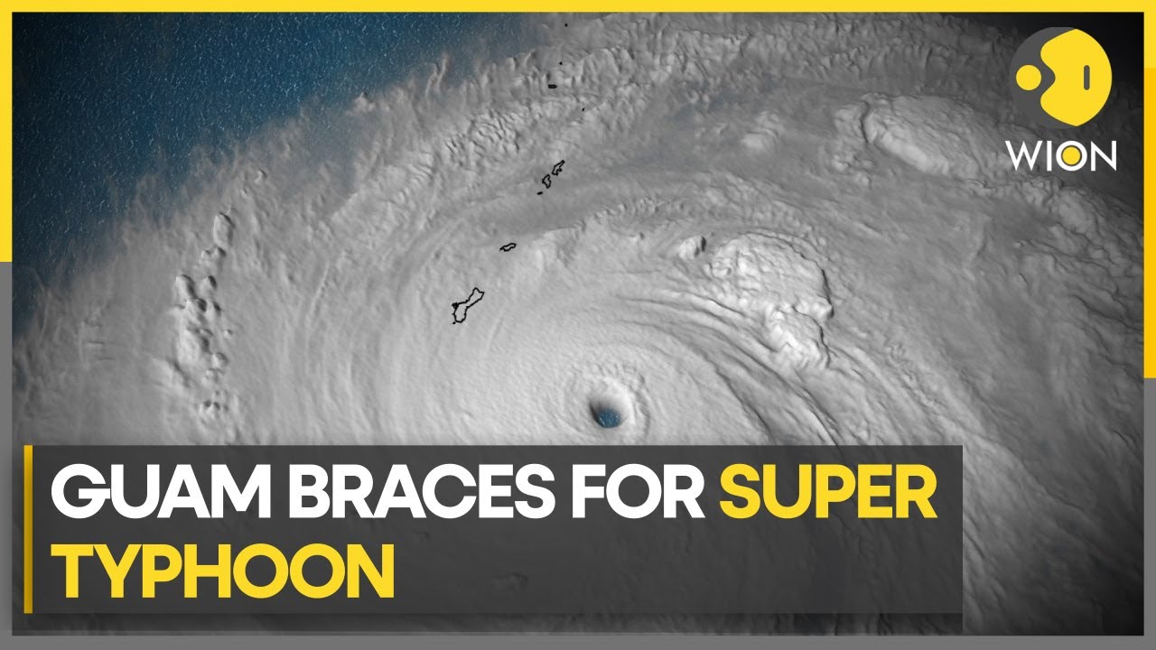 Strongest typhoon in decades heads towards Guam | WION Climate Tracker ...
