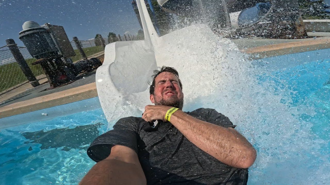 speed slide at SomerSplash Water Park (July 14th, 2024) - YouTube