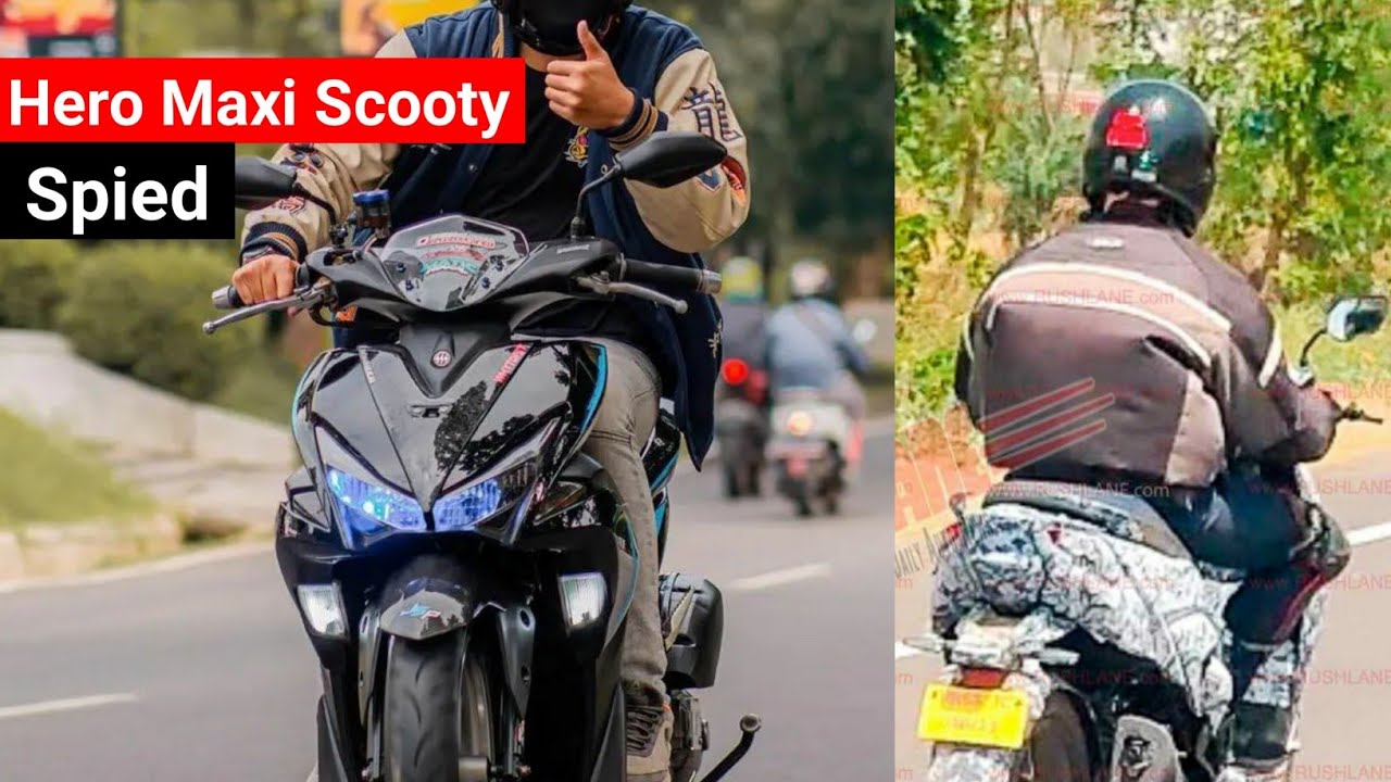Hero Maxi Scooter Spied - First Look🔥 | Aerox 155 तो गयी | Upcoming ...