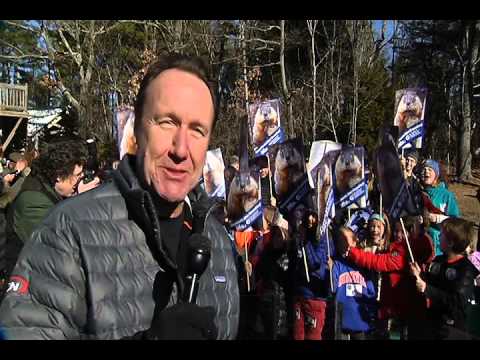 NECN Meteorologist Tim Kelley covers Groundhog Day 2016! - YouTube