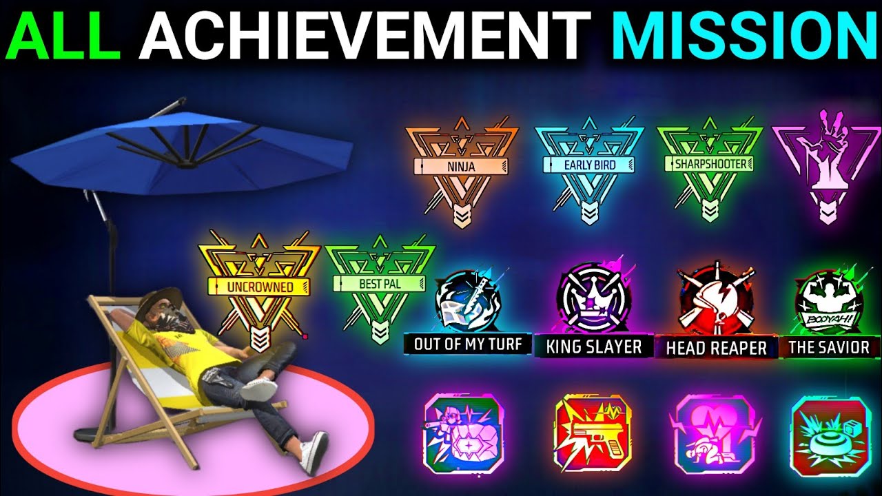 How To Complete All Achievement Mission | Free Emote Kaise Milega ...