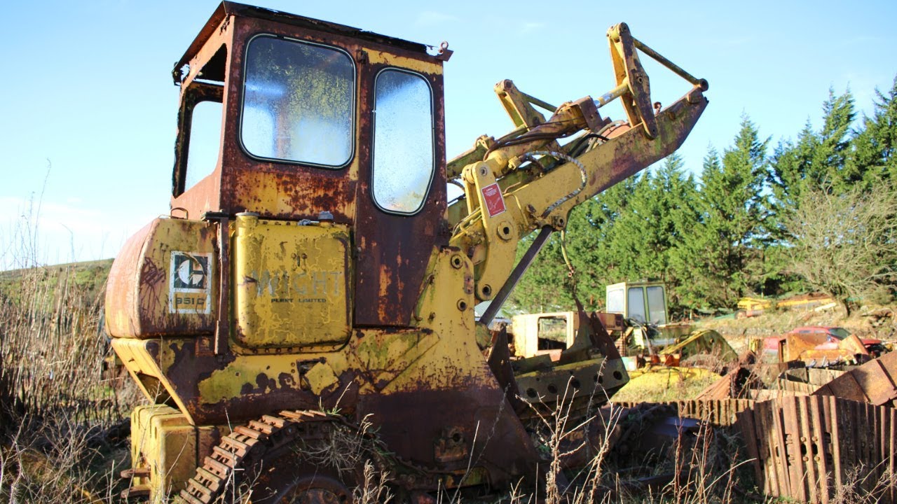 Heavy Equipment Graveyard walk around. - YouTube