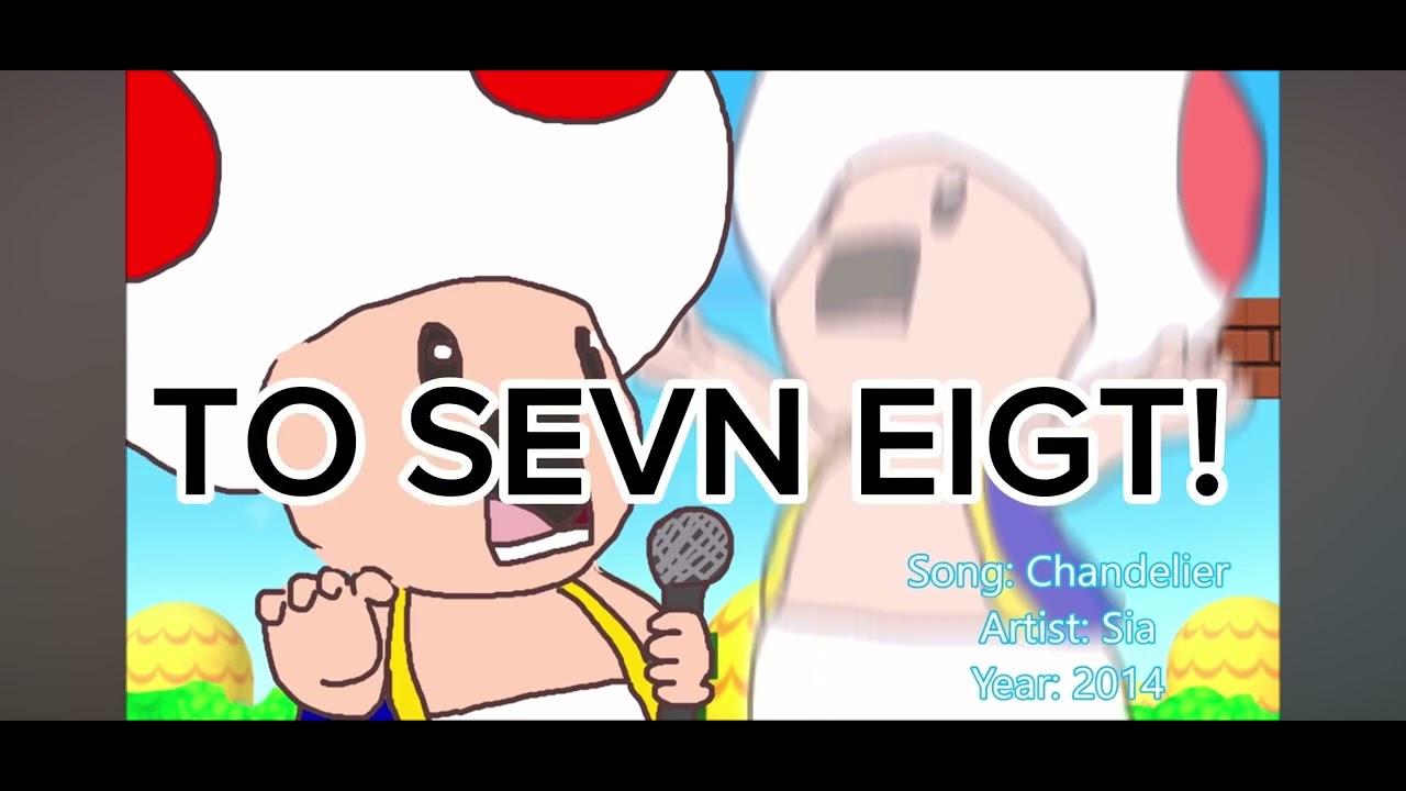 toad sings chandelier (funni) - YouTube