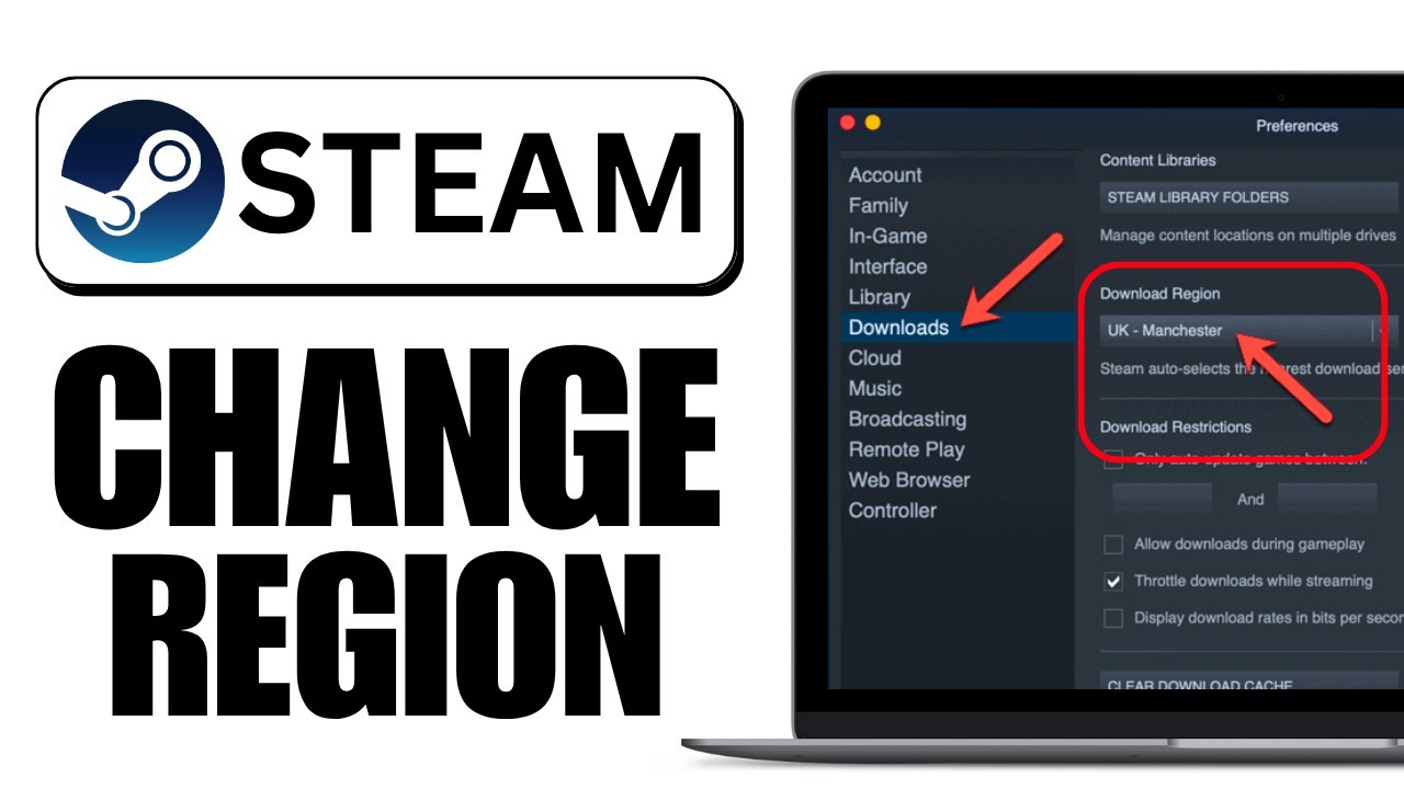 How to Change Region in Steam | Buy Games Cheaper & Access Regional ...