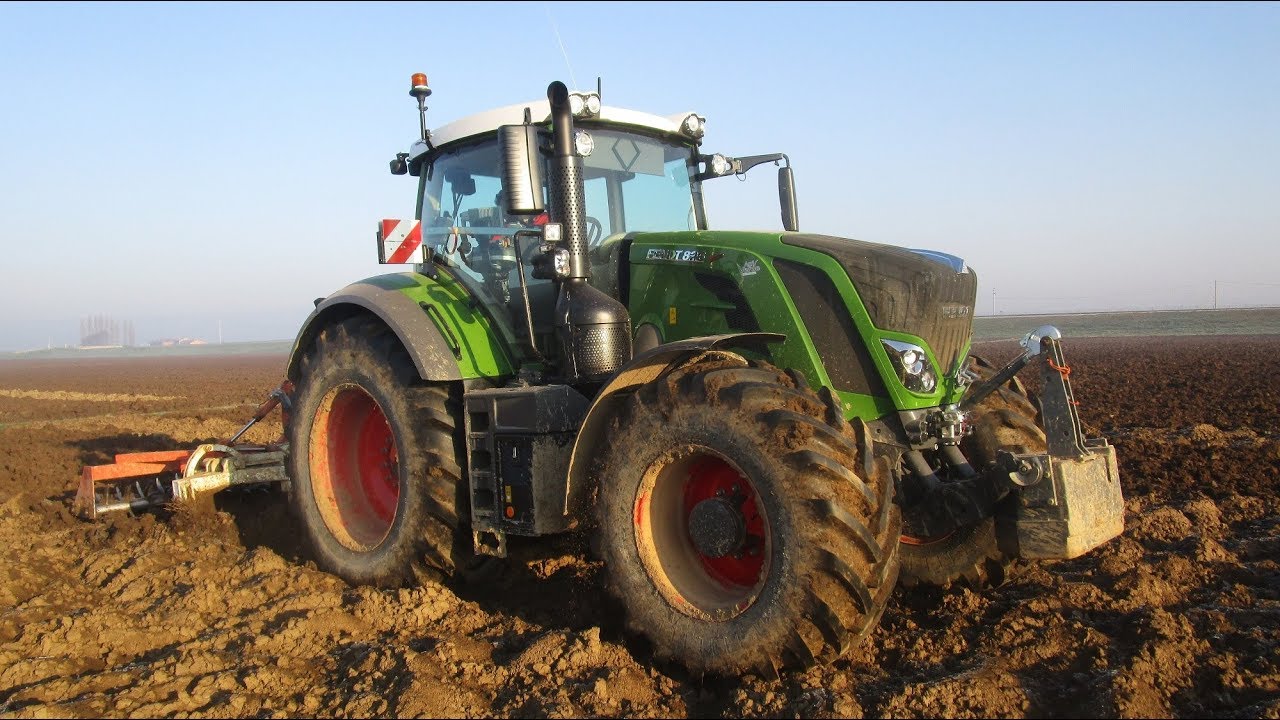 Fendt 826 S4 - Winter Subsoiling - YouTube