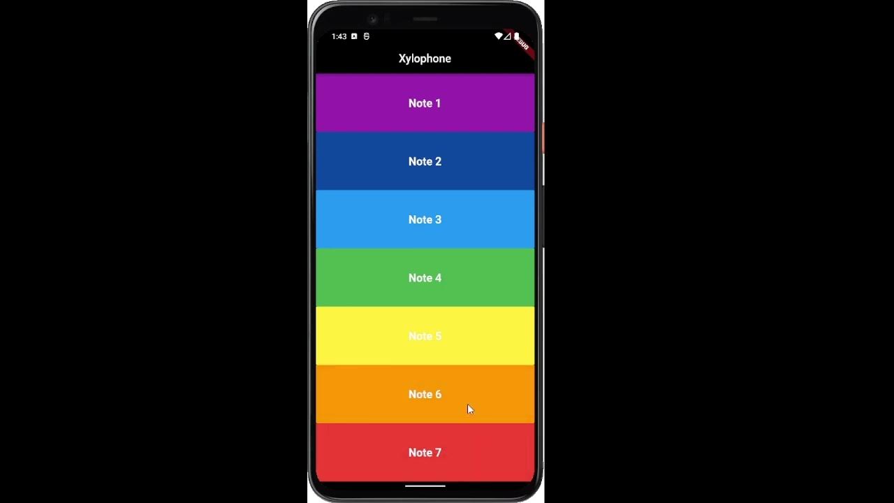 Xylophone app using Flutter - YouTube