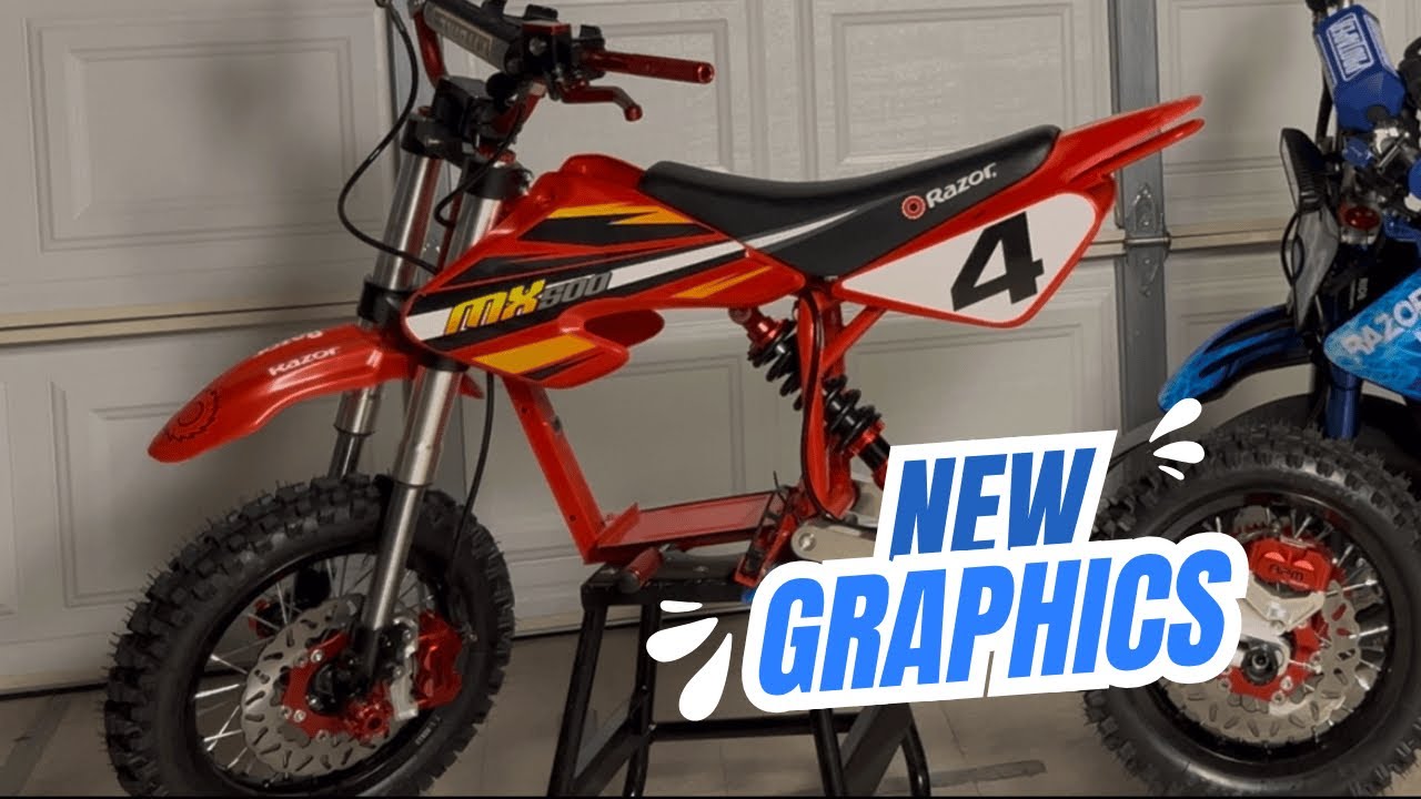 RAZOR MX650 New Graphics - YouTube