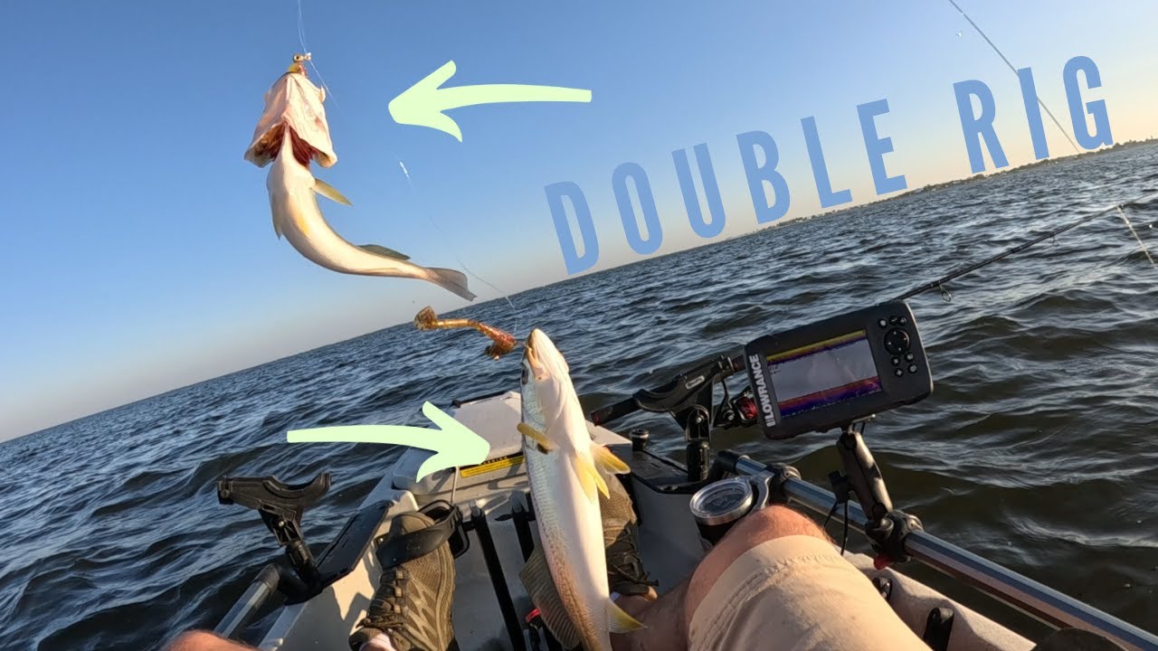 I tried out a double rig for SPECKLED TROUT (It worked, sorta) - YouTube