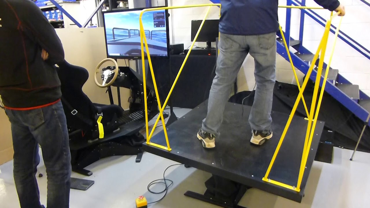 3-DoF marine simulator - YouTube