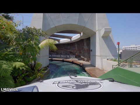 [FRONT ROW] JURASSIC WORLD  - LOW LIGHT POV - 4K 60FPS | UNIVERSAL STUDIOS HOLLYWOOD