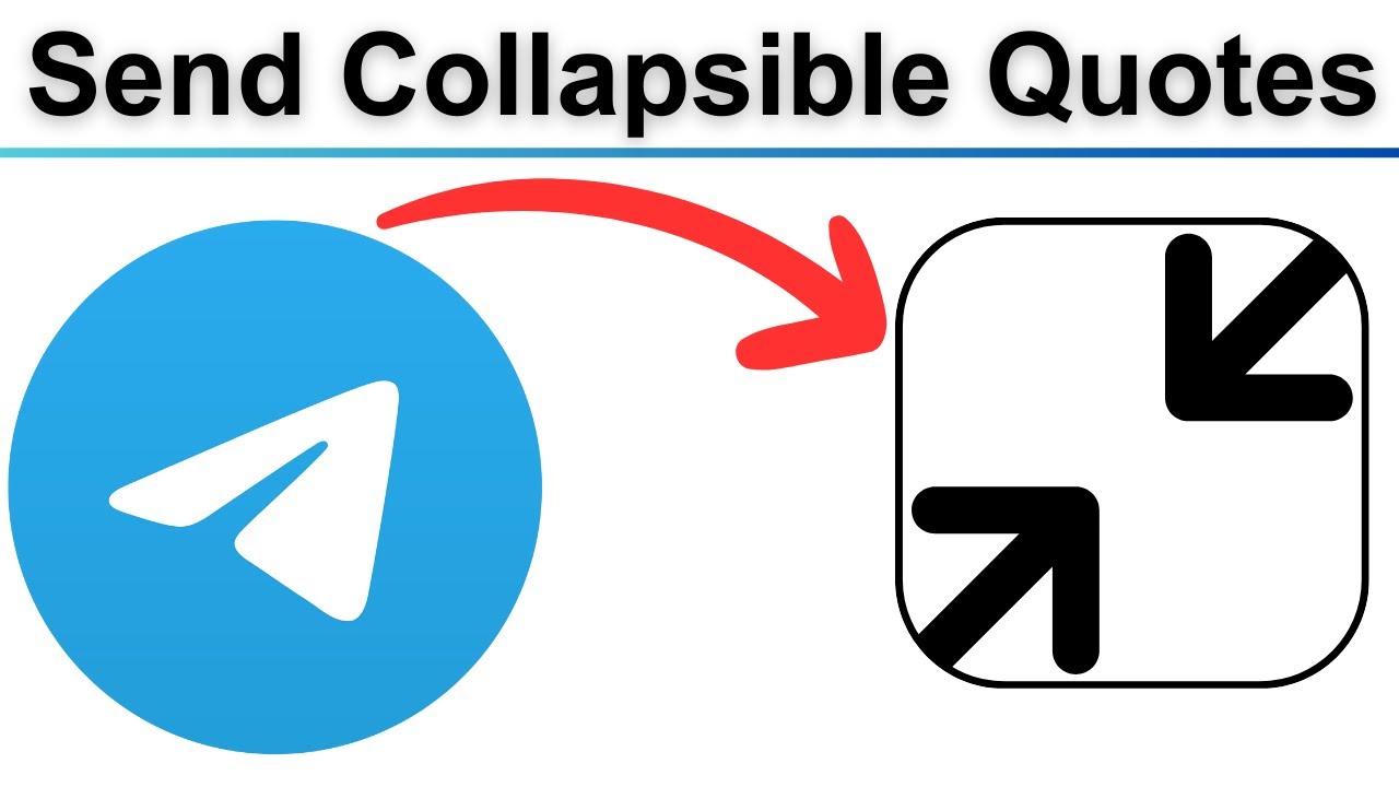 How to Send Collapsible Quotes in Telegram - YouTube