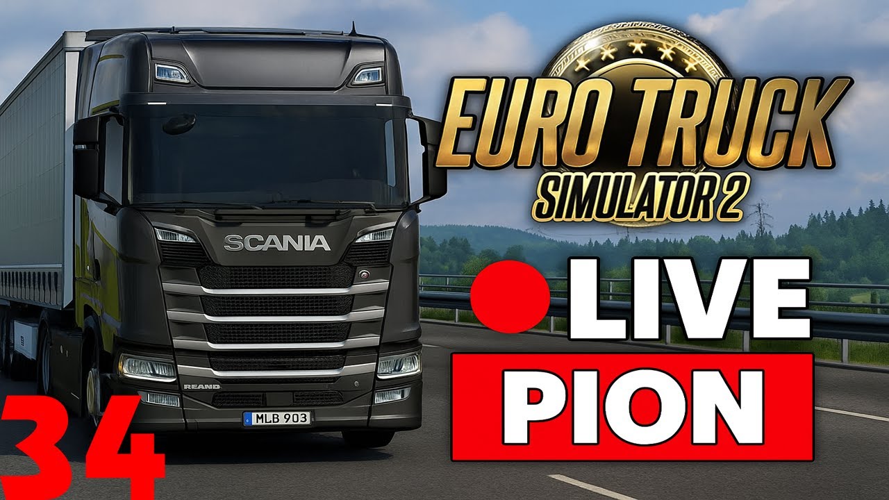 😂Kierowca roku? Raczej mem roku! | Euro Track Simlulator 2 [#34] PION ...