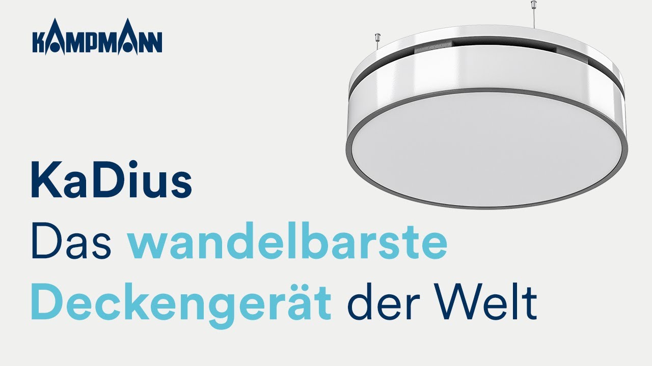 KaDius - das wandelbarste Deckengerät der Welt - YouTube