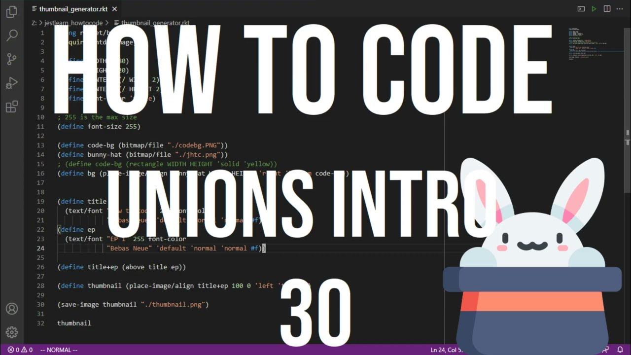 how to code racket - 30 unions intro - YouTube