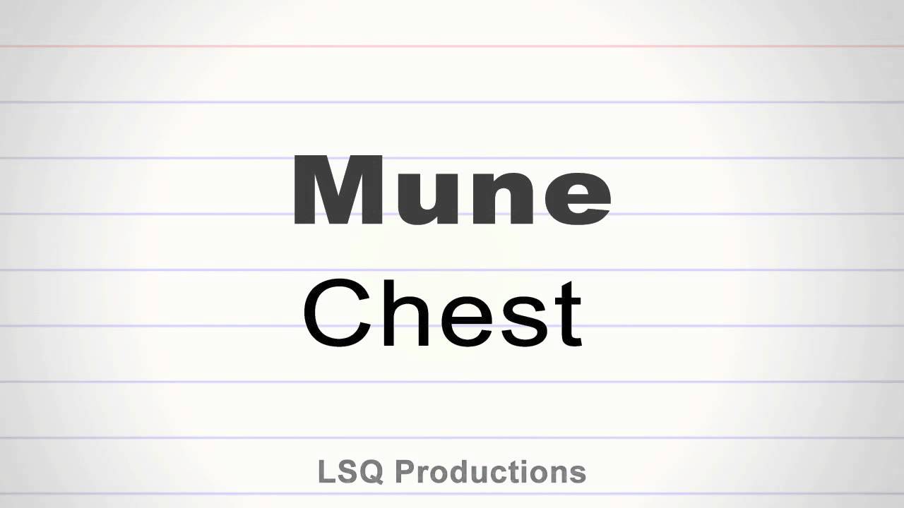 How to say chest in Japanese (mune) - YouTube