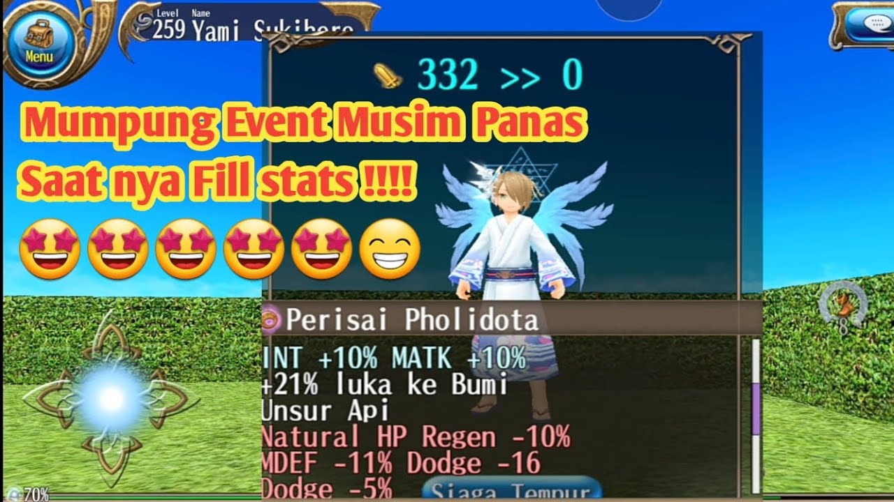 Tips Mudah Fill stat MD INT 10% MATK10% DTE 21% & ELEMENT - YouTube