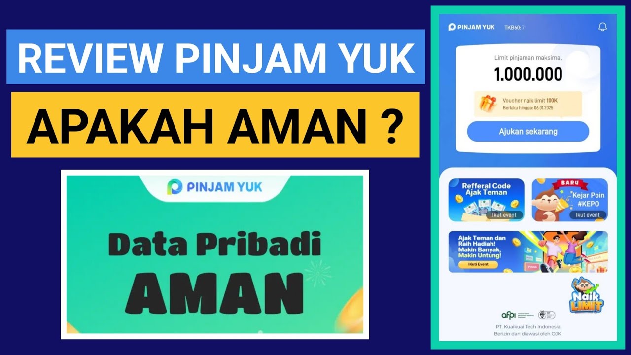 REVIEW PINJAM YUK APAKAH AMAN RESMI OJK? - YouTube