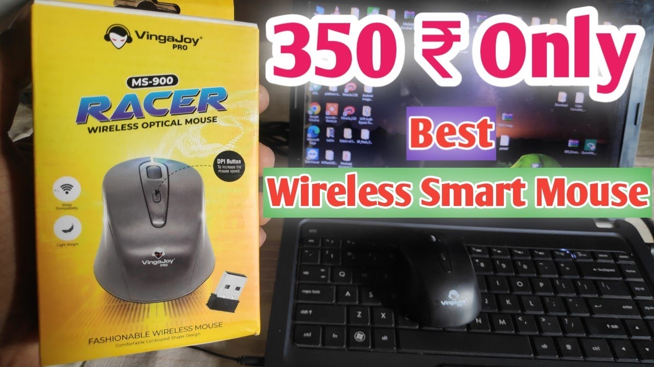 Vingajoy Smart Wireless Mouse | Best Mouse under 500₹ | vingajoy pro ms ...
