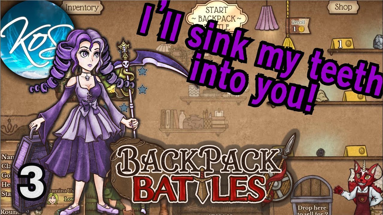 Backpack Battles 3 - REAPER VAMPIRESS - BLINDING POISON - First Look ...