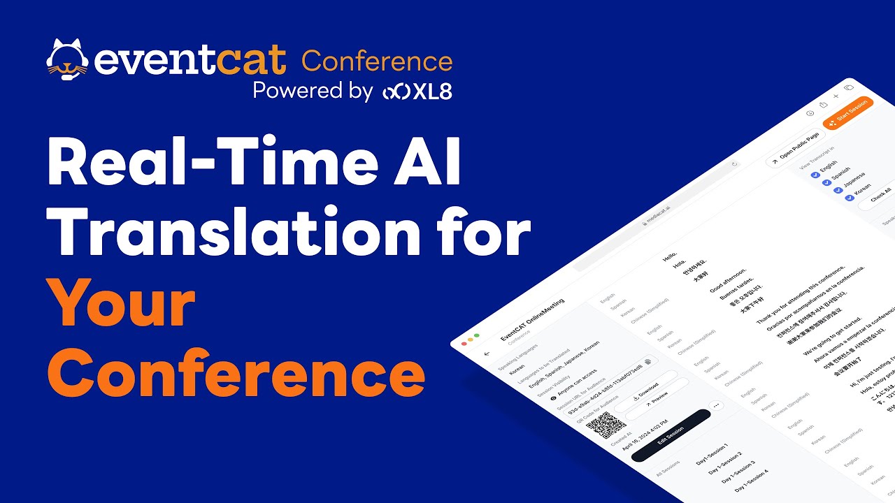 Real-Time AI Translation for Your Conference - YouTube