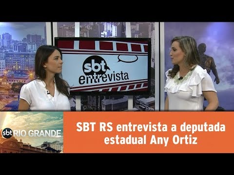 SBT RS entrevista a deputada estadual Any Ortiz