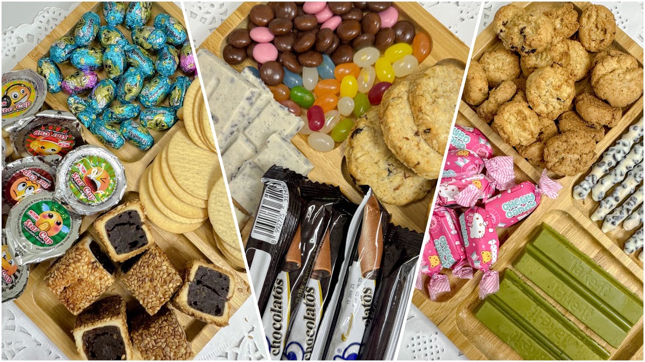 Filling platter with sweet snacks#9 - YouTube