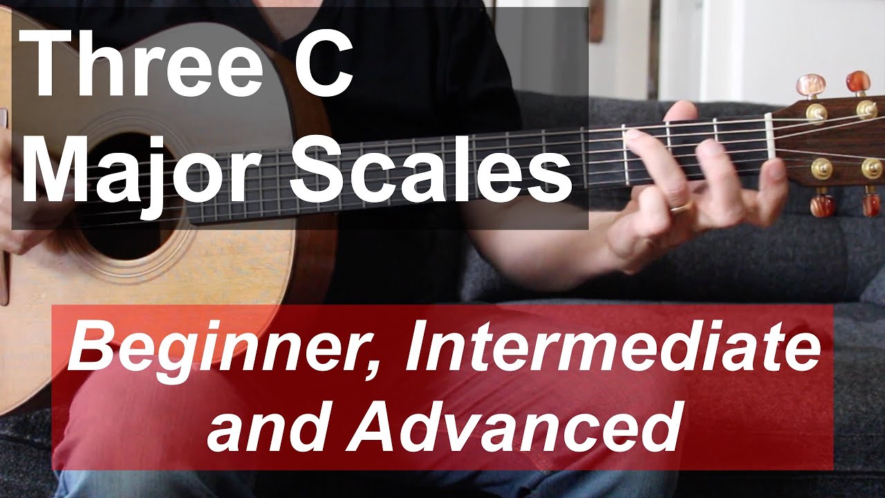 Three C Major Scales Beginner Intermediate And Advanced Tom Strahle