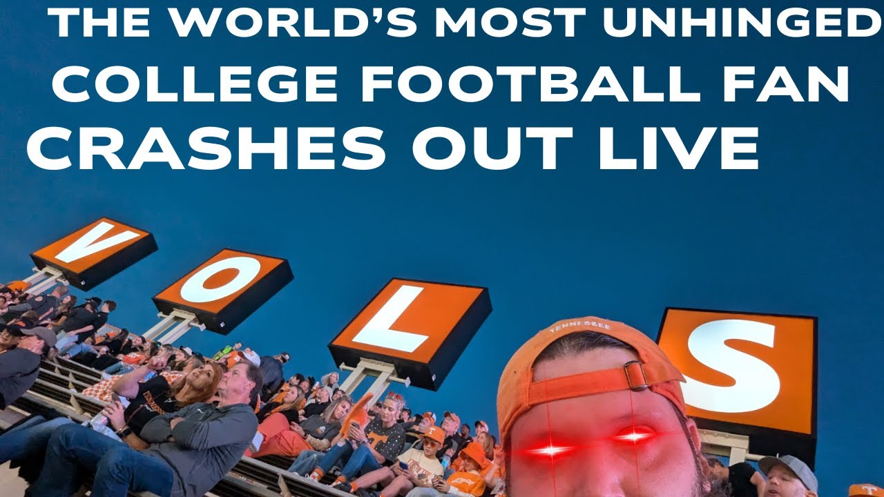 Deranged Football Fan Watches Team Lose BIGGEST Rivalry (MASSIVE ...