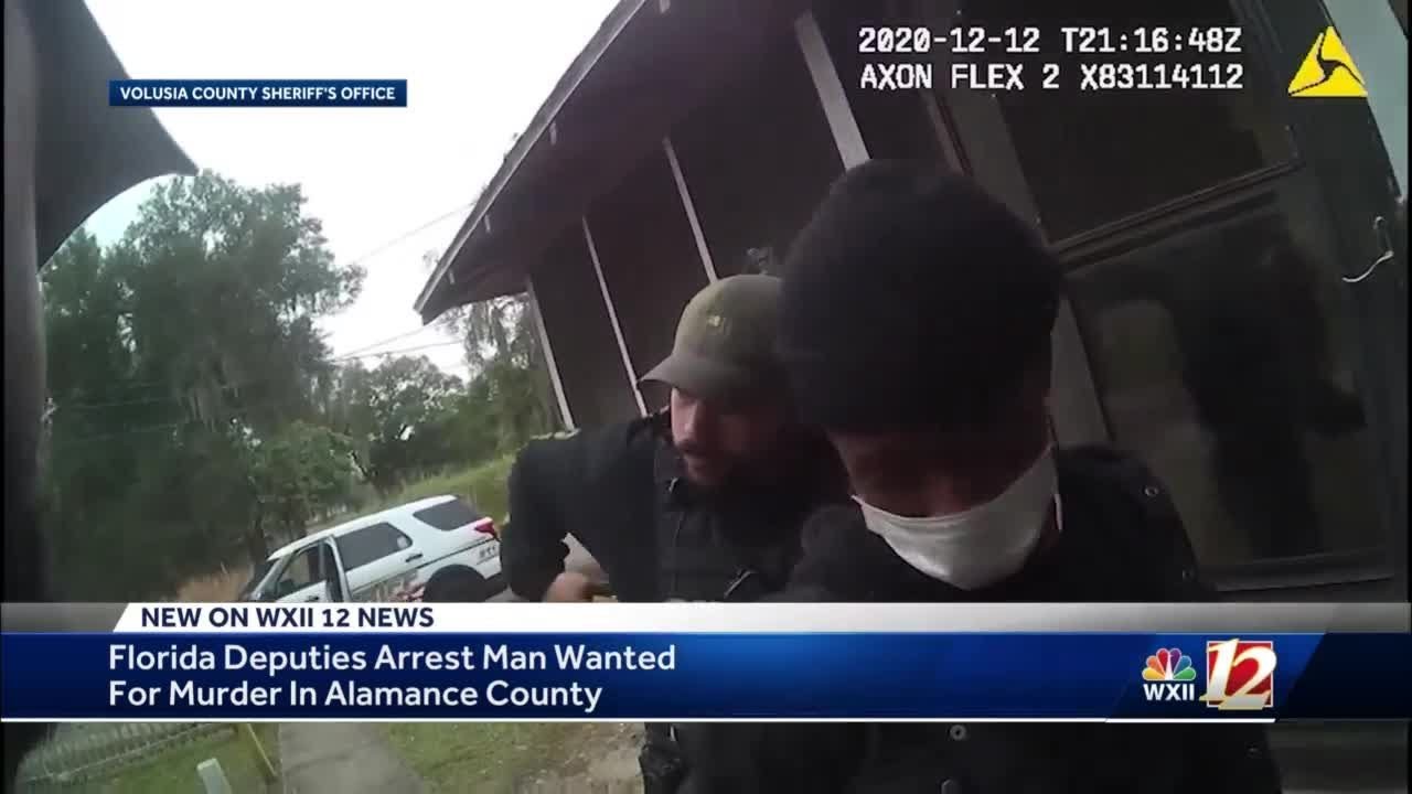 Alamance County Murder Suspect Arrested In Florida Body Camera Video