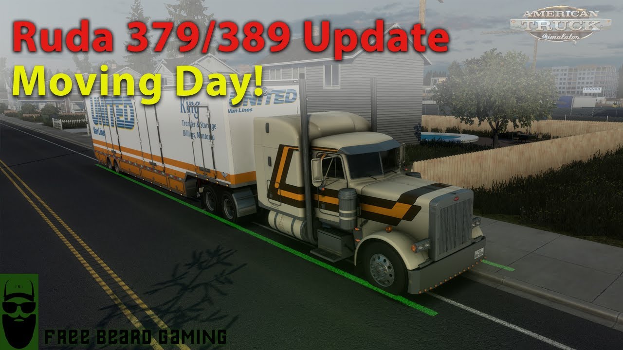Jon Ruda Glider Update | Peterbilt 379/389 | Furniture Haul To A House ...