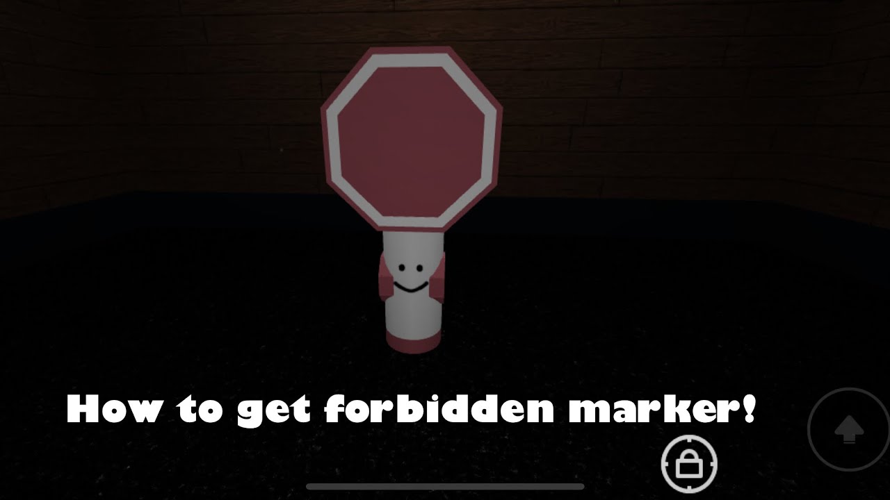 How to get forbidden marker! (Aka stop sign marker). | find the markers ...