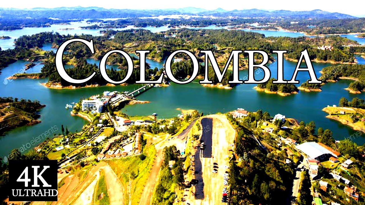 Colombia 4k- Scenic Relaxation Film With Calming Music - YouTube