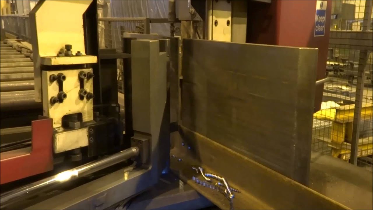 Voortman CNC Saw & Drill Line - YouTube