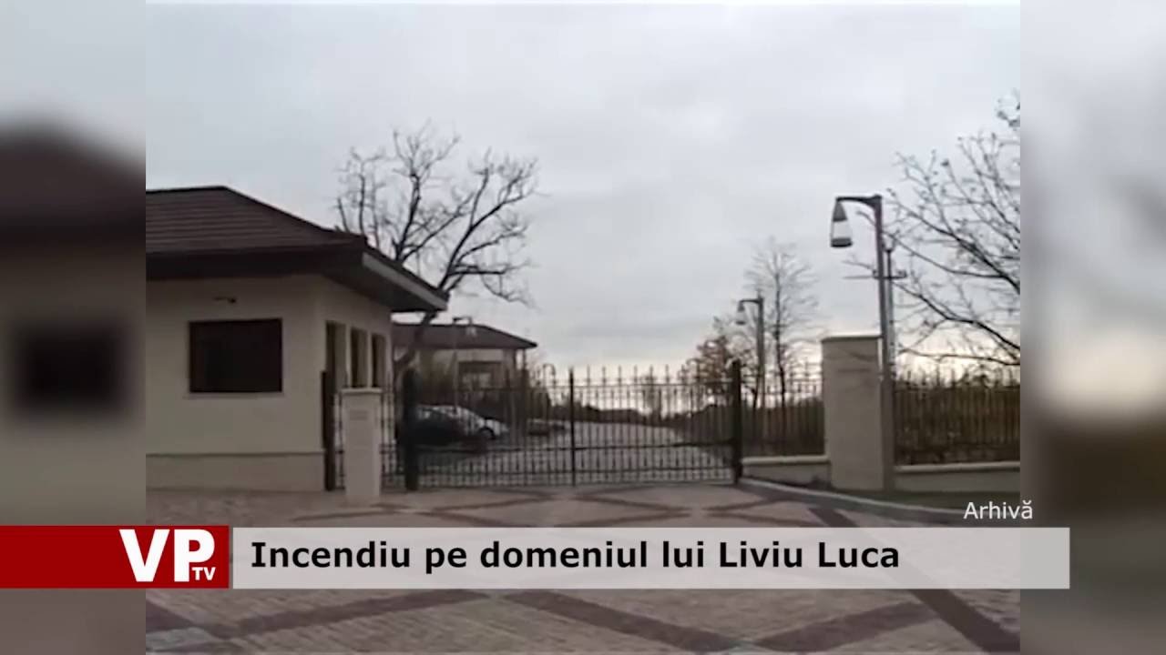 Incendiu pe domeniul lui Liviu Luca - YouTube