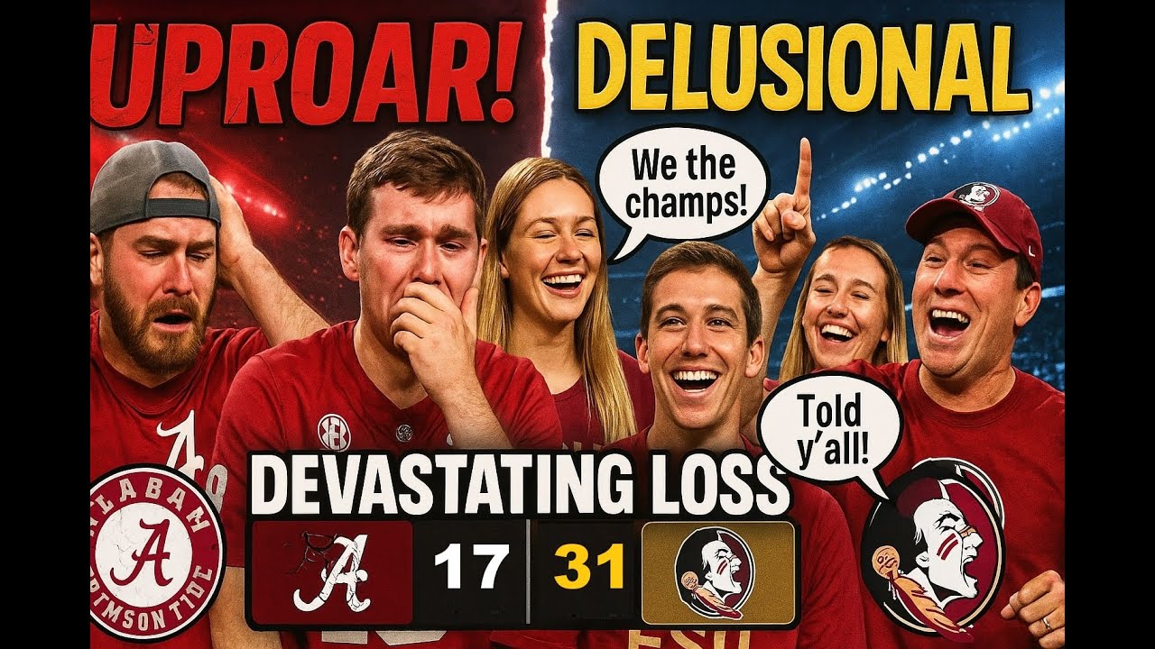 Alabama Devestating Loss to Florida State Have Alabama Fans in Uproar ...