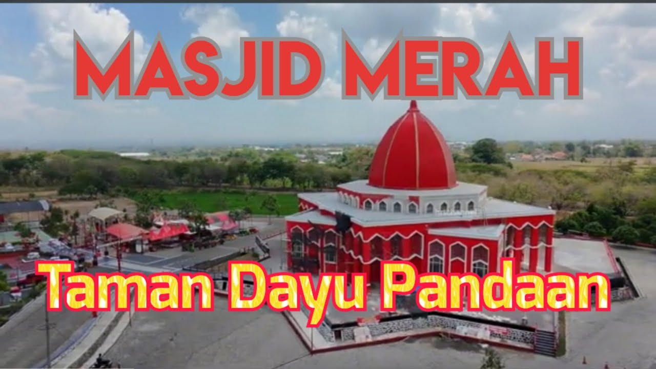 Masjid Merah Moeklas Sidik Taman Dayu Pandaan - YouTube