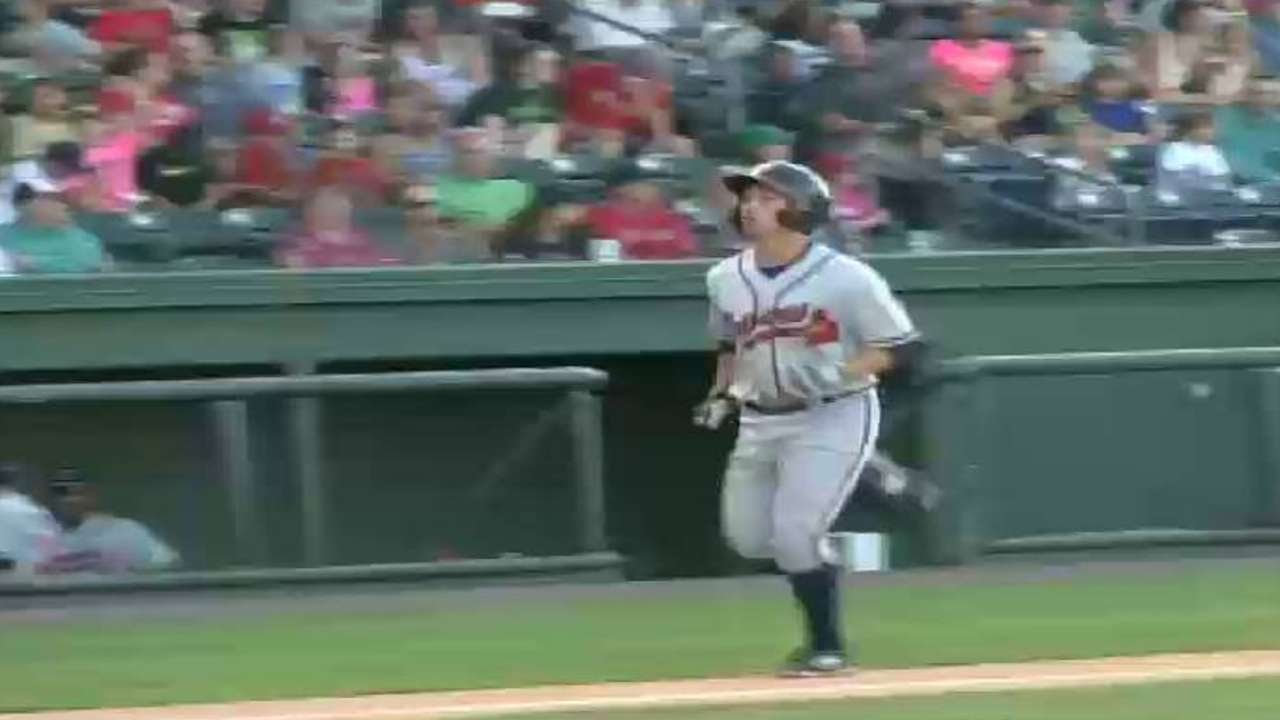 Ross Wilson homers for the R-Braves - YouTube