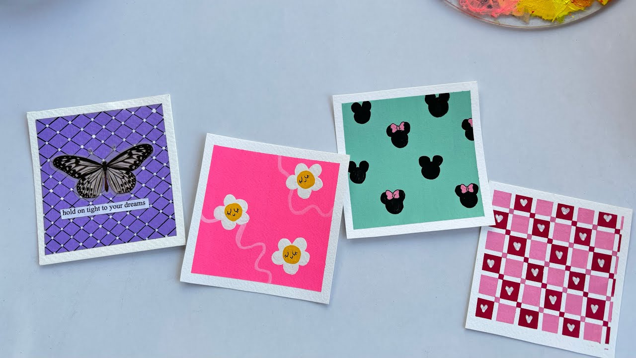 Easy and cute painting ideas/step-by-step/art - YouTube