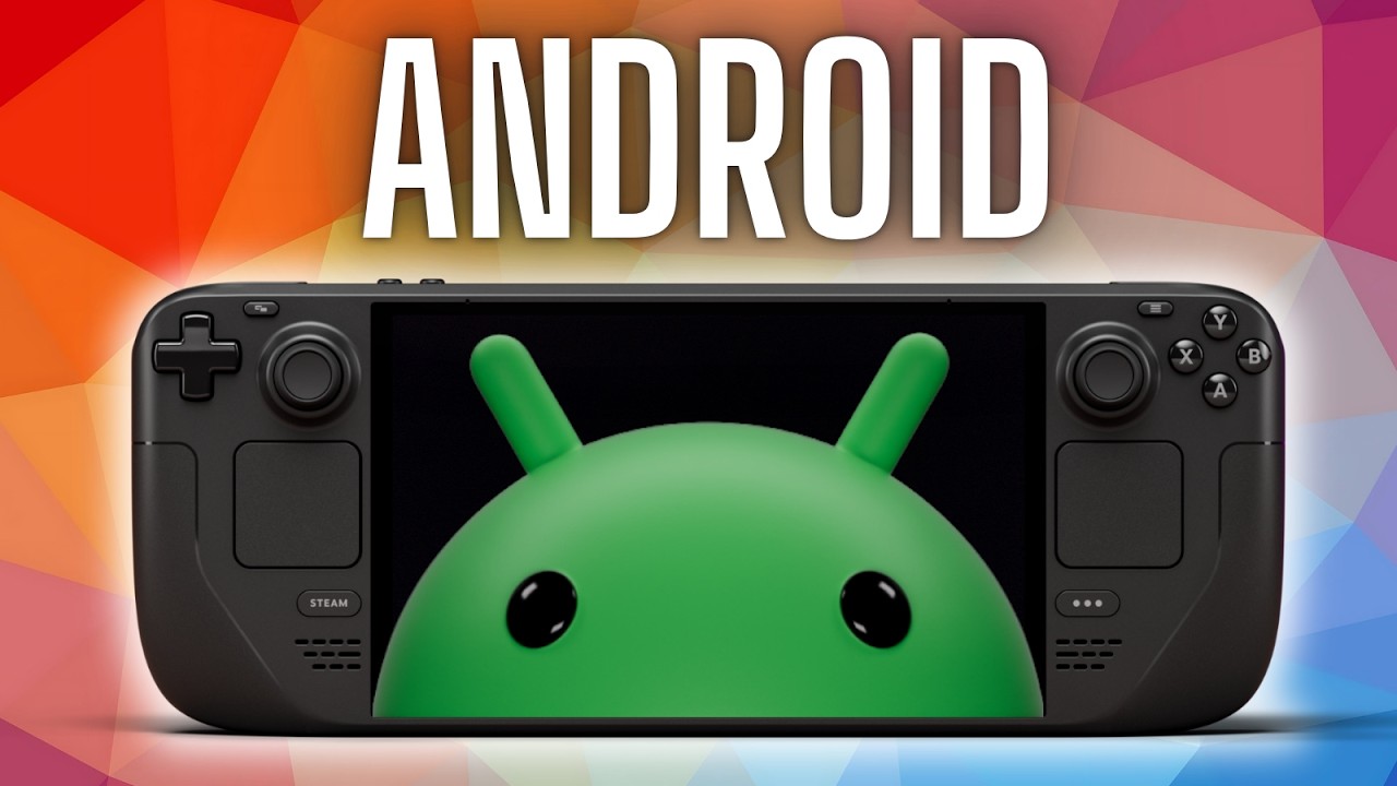 INSTALE O ANDROID NO SEU STEAM DECK E JOGUE DE TUDO. - YouTube