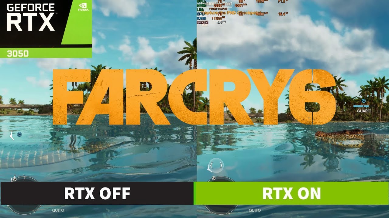 Ray Tracing vs Normal | FAR CRY 6 | RTX 3050TI 4GB (1080p High/Ultra ...