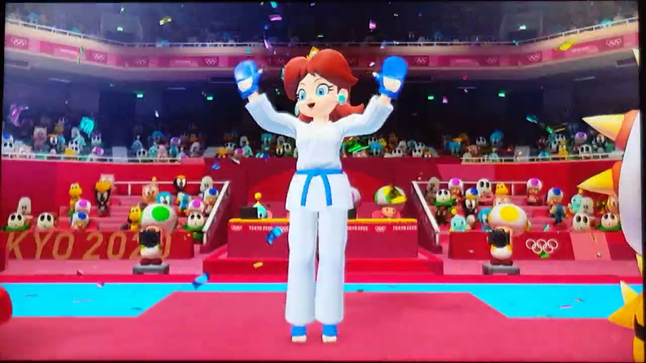 Mario & Sonic Tokyo 2020 Karate #28 (Daisy) - YouTube