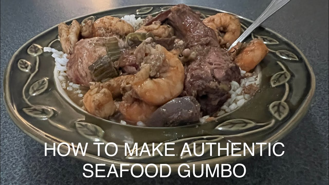How To Make Authentic Seafood Gumbo (Step by Step Recipe) - YouTube