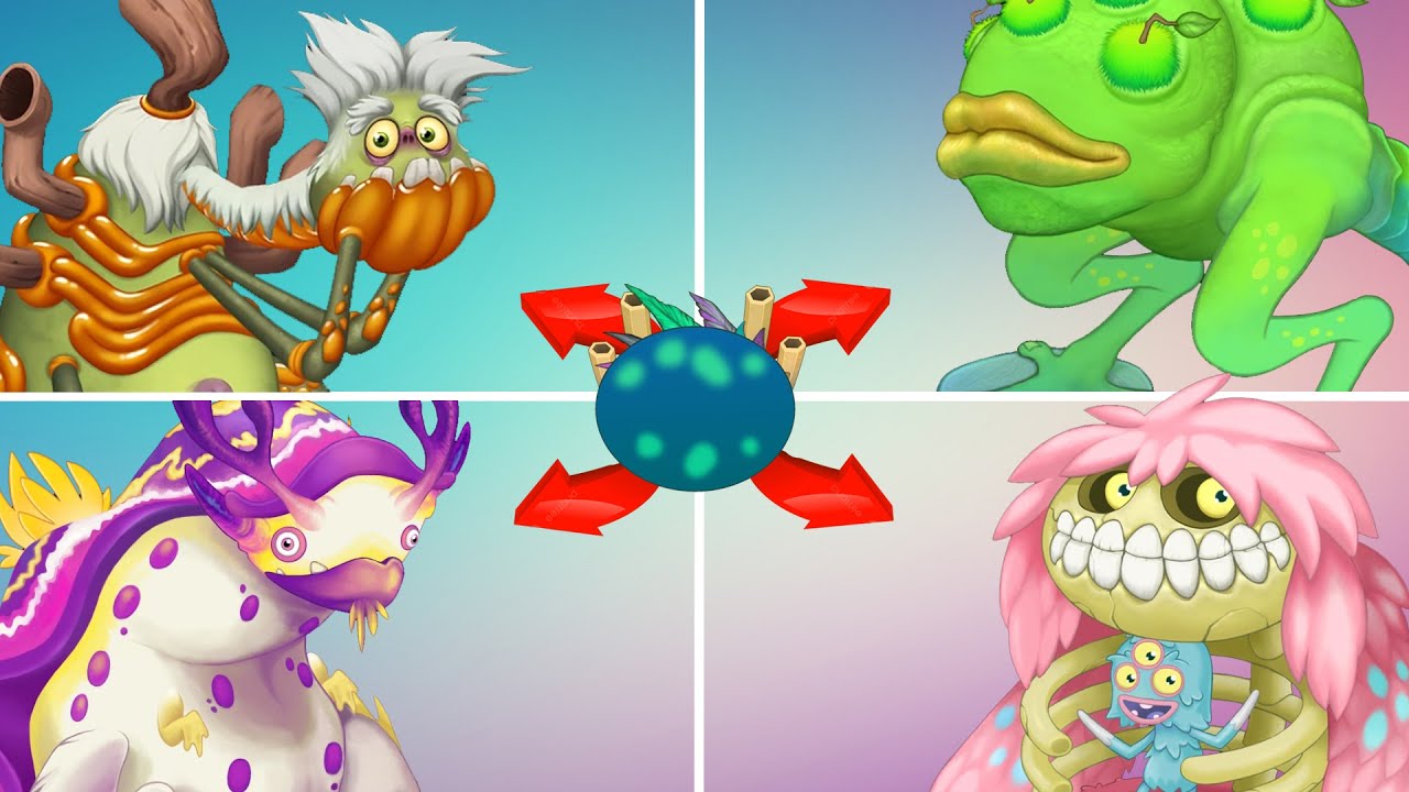 All My singing Monsters Evolution - All Egg Supernatural Monsters - YouTube