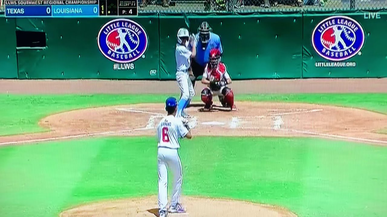 Reece Roussel Single - 2019 LLWS - Texas vs Louisiana - YouTube